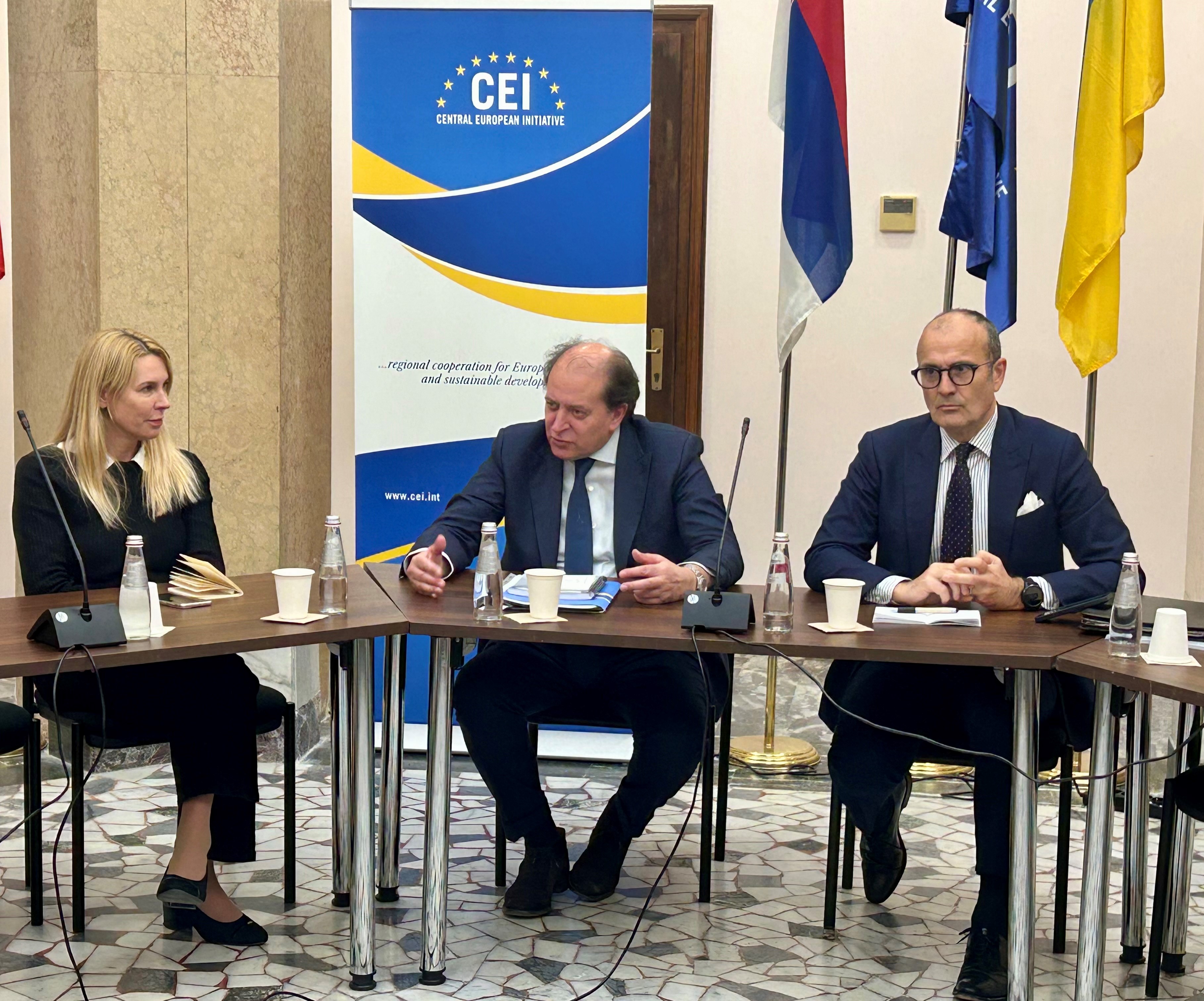 Kick-off meeting at CEI-Executive Secretariat with new Secretary ...